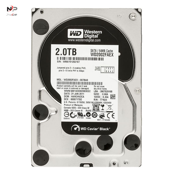 WD Blackهارد اینترنال وسترن دیجیتال مدل Black با ظرفیت 2 ترابایت - نوین ...